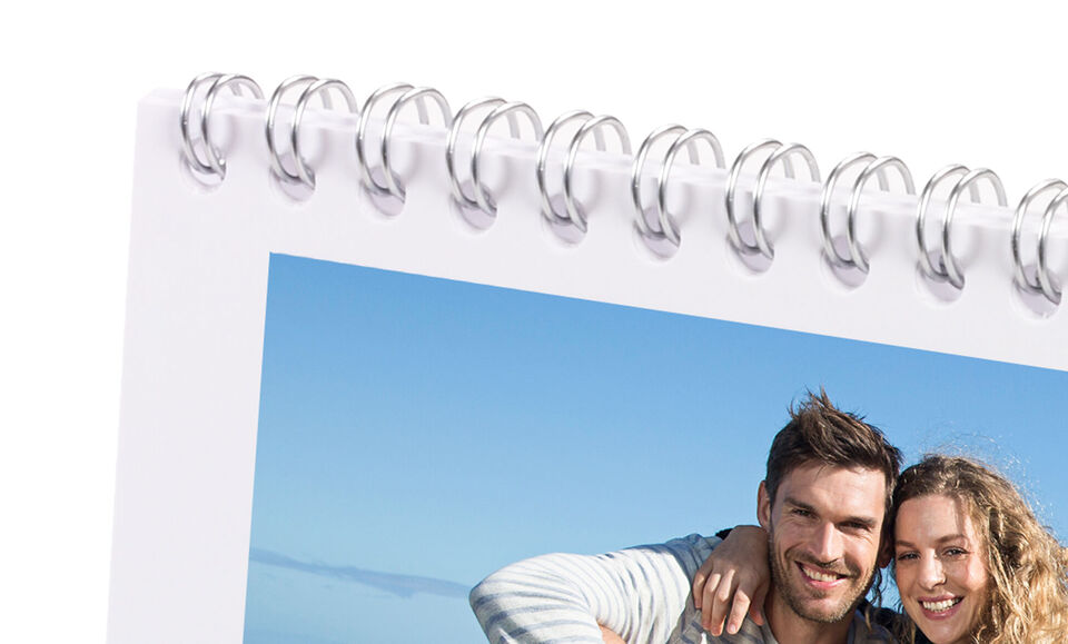 Calendrier de bureau carré - petit format | Photo E.Leclerc